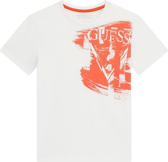 Guess T-Shirt L6GI20 K8HM4 Wei&szlig; Regular Fit