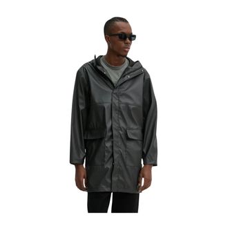 Herschel Long Classic Rain Jacket - Homme - Vestes - Noir - Taille: M