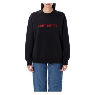 Carhartt Work in Progress Femme, Sweatshirts et sweats &agrave; capuche, Noir, Taille: 40 FR SweaT-shirts