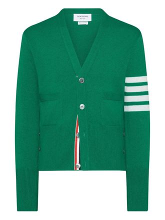 Thom Browne cardigan à col v - Vert