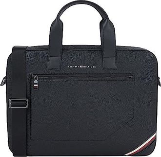 Tommy Hilfiger TH Central Slim Computer Bag AM0AM11579, Sac pour Ordinateur Homme, Noir (Black), OS