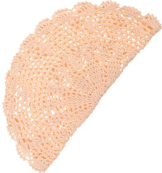 Valiclud Lace Tischset Vintage Stil Rund Spitzen tischmatte aus Baumwoll leinen mit Besticktem Spitzenmuster Wiederverwendbar Sanft und Elegant als Farmhouse P