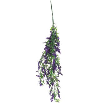 Hemobllo K&uuml;nstlicher Lavendel Wandbehang aus Langlebigem Material Realistische Violette Blumen f&uuml;r Wohn und Festtagsdekoration