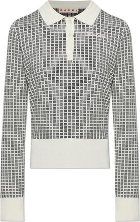 Marni Femme, Pulls, Noir, Taille: 34 FR Wool Polo Sweater