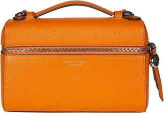 Tory Burch Femme, Sacs, Orange, Taille: ONE Size Slim Top Handle