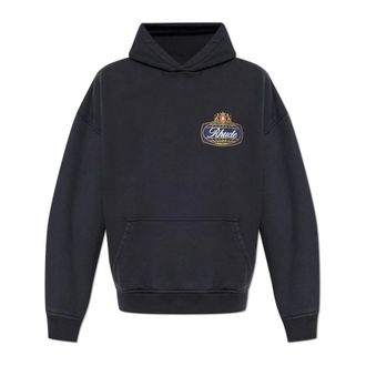 Rhude Herren, Sweatshirts & Hoodies, Blau, XLGr&ouml;&szlig;e