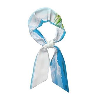 Generic &Eacute;charpe de plage d&eacute;t&eacute; pour femme - &Eacute;charpe tour de cou pour sacs &agrave; main - En satin de soie - Pour le sport, le yoga, le visage