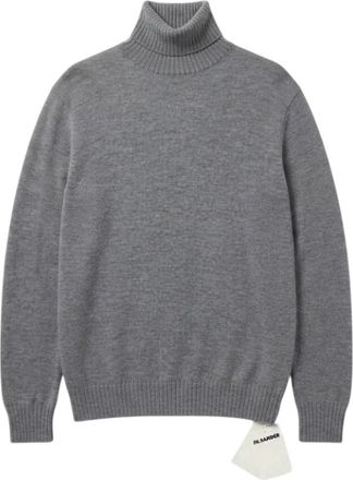 Jil Sander Pull &agrave; col roul&eacute; Dolcevita - Homme - Pulls - Gris - Taille: L