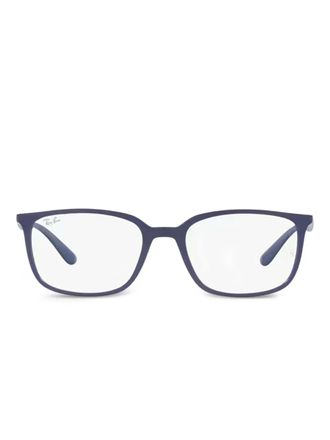 Ray-Ban Brille mit eckigem Gestell - Blau