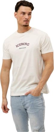 Iceberg Homme, Tops, Blanc, Taille: XL T-Shirt de Baseball