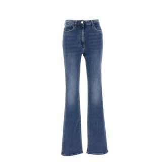 Elisabetta Franchi Flared Jeans - - Jeans - Damen - Blau - W30