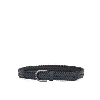 HUGO BOSS Roul-Wnl Geflochtenes G&uuml;rtel - - Accessories - Herren - Blau - 115 CM