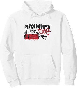 Peanuts Graffiti Snoopy Hundehaus Cool 90s Urban Art Street Pullover Hoodie
