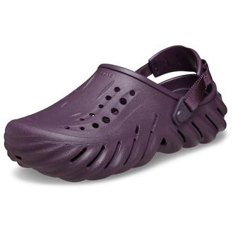 Crocs Sabots Echo unisexes pour adulte, Prune en peluche, 10 Women/8 Men