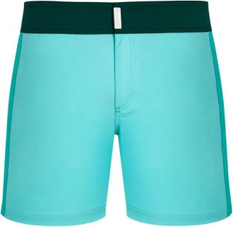 Vilebrequin Homme, Maillots de bain, Bleu, Taille: XL Short de bain stretch ceinture plate Color Block