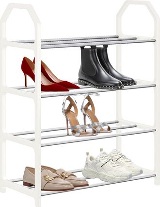 Generic Schuhaufbewahrungs-Organizer - Vertikales, Langlebiger 4-stufiger Schuh-Organizer | Mit Gro&szlig;er Kapazit&auml;t, Robustes Mehrzweck-Hausregal, Effiziente Sch