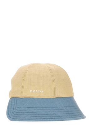 Prada Two-Tone Canvas Bucket Hat - Multicolor
