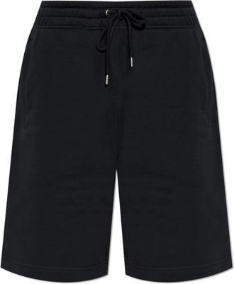 Maison Kitsun&eacute; Homme, Shorts, Noir, Taille: S Shorts de surv&ecirc;tement avec logo brod&eacute;