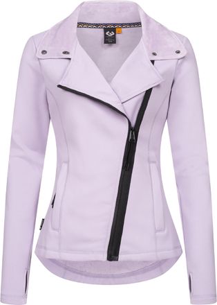 Ragwear Damen Sweatjacke Trainingsjacke innen kuschelig weich angeraut Saskie YOUMODO Lavender Gr. 3XL