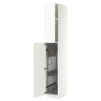 IKEA METOD Hochschrank mit Putzschrankeinr