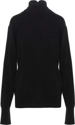 Jil Sander Rollkragenpullover - Schwarz