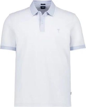 Joop Herren Polo-Shirt blau Baumwoll-Piqu&eacute;