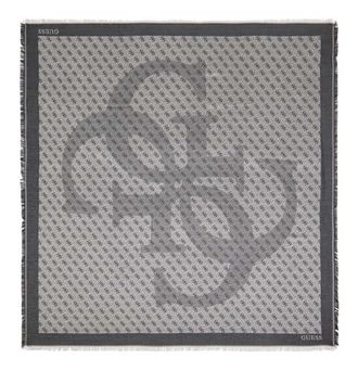 Guess &eacute;charpe Eco Erica Kefiah 120x120 Coal Logo gris