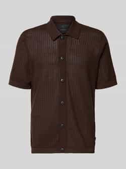 Jack & Jones Regular Fit Freizeithemd in Strick-Optik Modell Owen