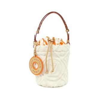 Louis Vuitton Pre-owned LV By The Pool Bucket LV Vacation Jacquard Cotton Bag - Femme - Pre-owned - Beige - Taille: ONE Size