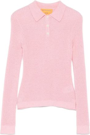 Guest In Residence Femme, Pulls, Rose, Taille: 40 FR Shrunken Polo