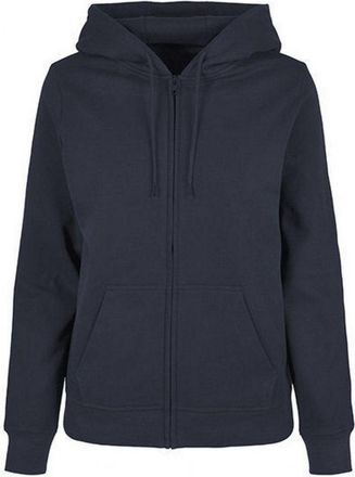 Build Your Brand Sweatjacke Ladies Basic Zip Hoody - Damen Kapuzen Sweatjacke