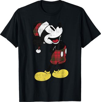 Disney Mickey Mouse Christmas Outfit Graphic T-Shirt T-Shirt