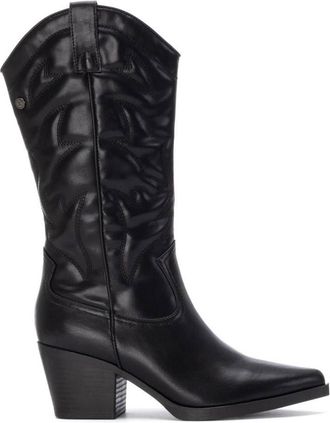 Xti Cowboystiefel Camper Boots Damen Schwarz - Bequeme und vielseitige Schuhe - Casual Mode - Modell 14430601 (Größe 37)