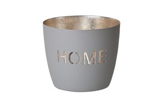 Gift Company Madras Windlicht M Home aus Eisen in der Farbe Flannel-Gold, Ma&szlig;e: 10cm x 10cm x 8,5cm, 1030504030