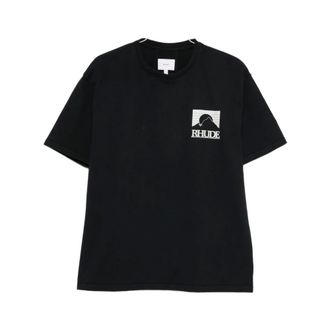 Rhude Homme, Tops, Noir, Taille: XL Moonlight Pack T-shirt