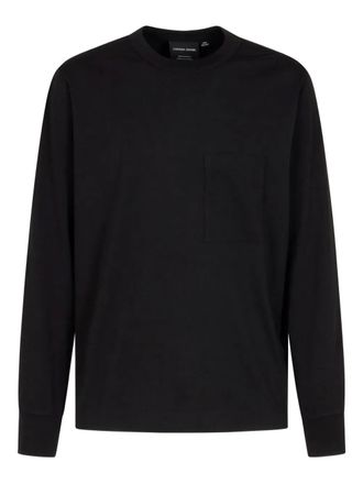 Canada Goose t-shirt à poche plaquée - Noir