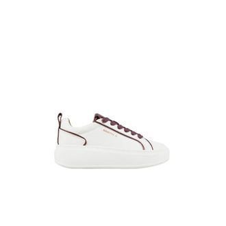 Alexander Smith Stone Donna in Wei&szlig; mit Details in Bordeaux-Laminat - - Shoes - Damen - Wei&szlig; - 37 EU