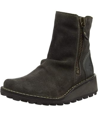 FLY London Damen Mon944fly Stiefel, Gr&uuml;n Petrol, 41 EU