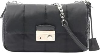 Prada Sac bandouli&egrave;re Vintage en nylon Pre-owned - Femme - Pre-owned - Noir - Taille: ONE Size