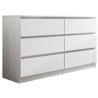 Mirjan24 Mobilier1 - Commode Comfivo 161, Blanc, Avec tiroirs, Nombre de tiroirs: 0, 77x138x40cm