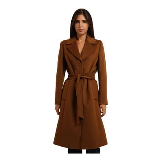 Pennyblack Woll Drap Mantel - - Coats - Damen - Braun - L