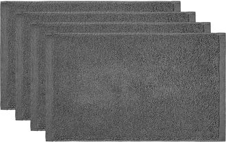 Butlers Fabulous G&auml;stehandtuch in Grau 50x30 - Weiches Handtuch aus 100% Baumwolle - Saugstarke Mikrofaser, Frottee-Tuch