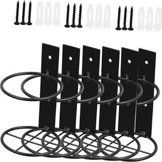 Artibetter 6 Stück Teiliges Wand weinregal für Einzelne Flaschen Stabiler Weinflaschenhalter Eleganter Wandaufbewahrung für Zuhause Bar Restaurant Stilvolle Präs