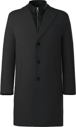 Joop Kurzmantel Morris aus einem Woll-Mix mit heraustrennbarer Blende in