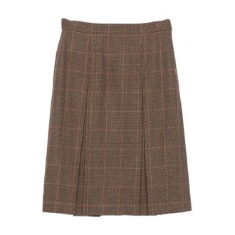 Saint Laurent Rock im Prince of Wales-Karo-Muster - - Skirts - Damen - Beige - S