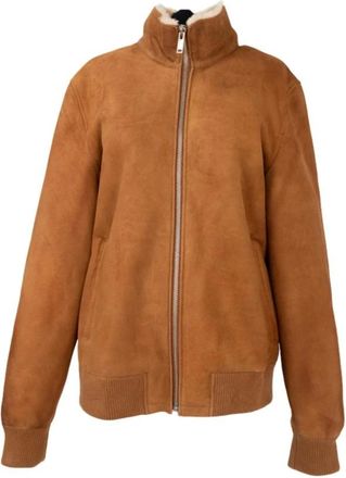 Sergio Moretti Homme, Vestes, Beige, Taille: XL Leather Vestes