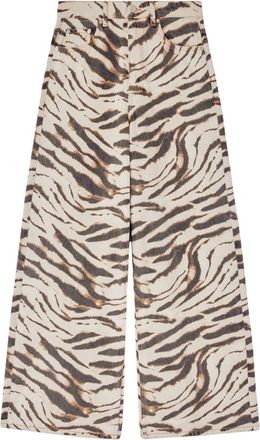 Ganni Femme, Pantalons, Multicolore, Taille: W29 Lari Wide Jeans