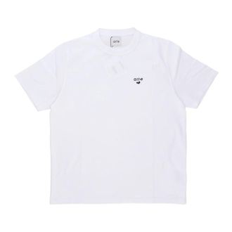 Arte T-shirt Heart Logo - Homme - Tops - Blanc - Taille: XL
