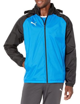 Puma Herren TeamLIGA Allwetterjacke, Electric Blue Lemonade/Black, XL