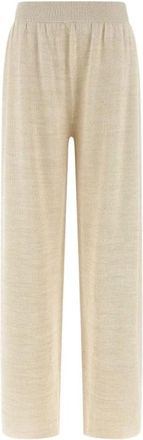 Fabiana Filippi Femme, Pantalons, Jaune, Taille: 38 FR Pantalon Droit &agrave; Taille &Eacute;lastiqu&eacute;e